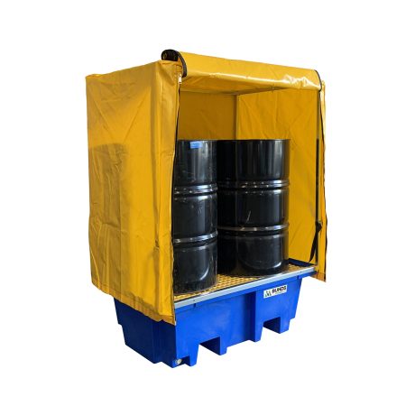 Bunded Pallets: 2 & 4 Drum Poly Bunds for Spill Containment