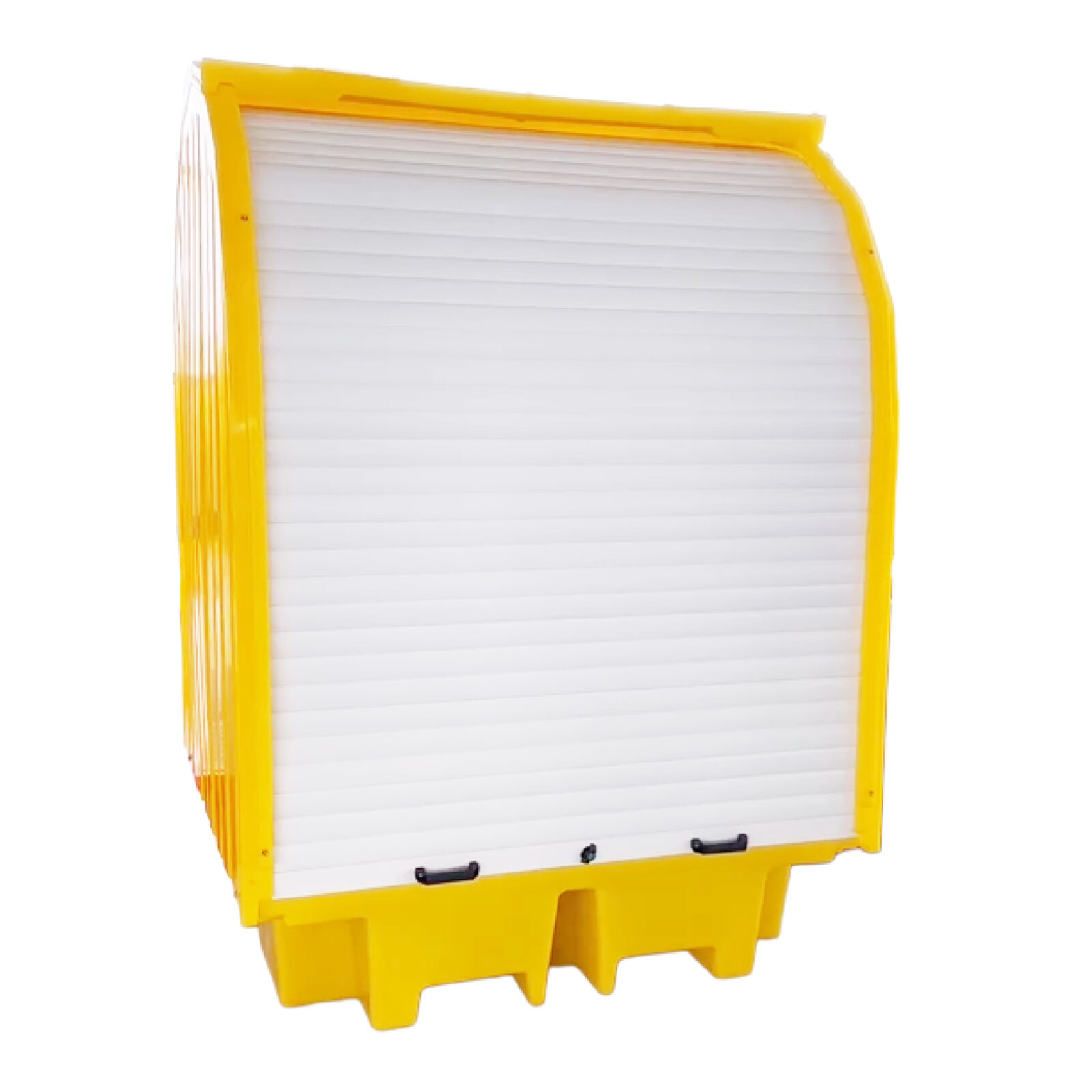 EziBund 4 Drum Bunded Pallet with Hard Top Cover | Bunds Australia