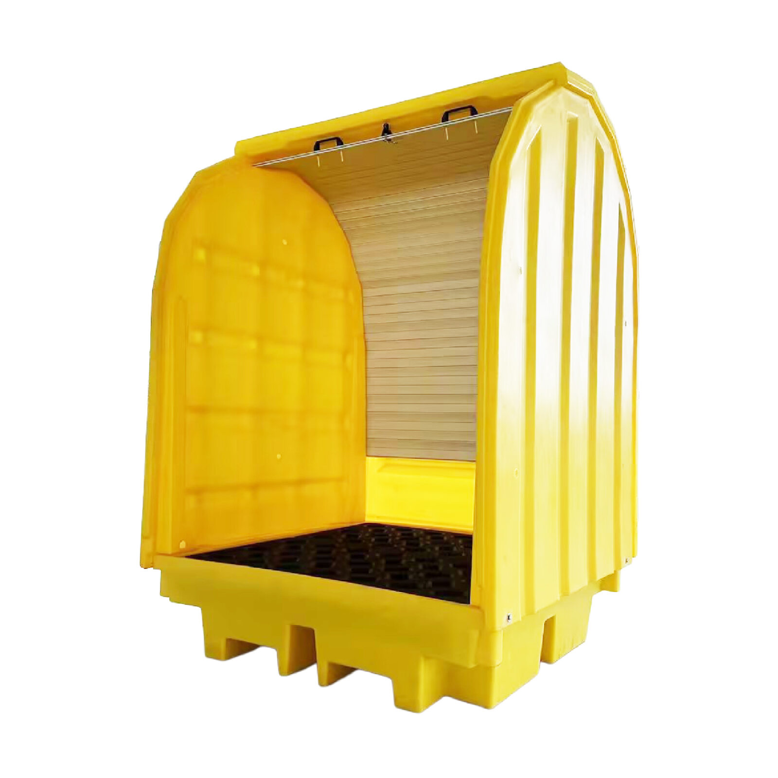 EziBund 4 Drum Bunded Pallet with Hard Top Cover | Bunds Australia