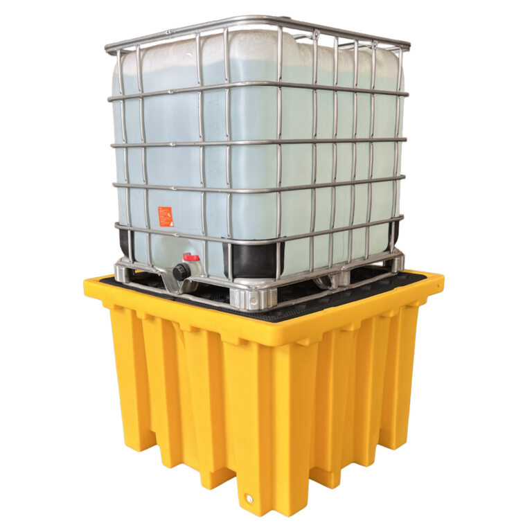 EziBund Single IBC Bunded Pallet for Secure Chemical Storage